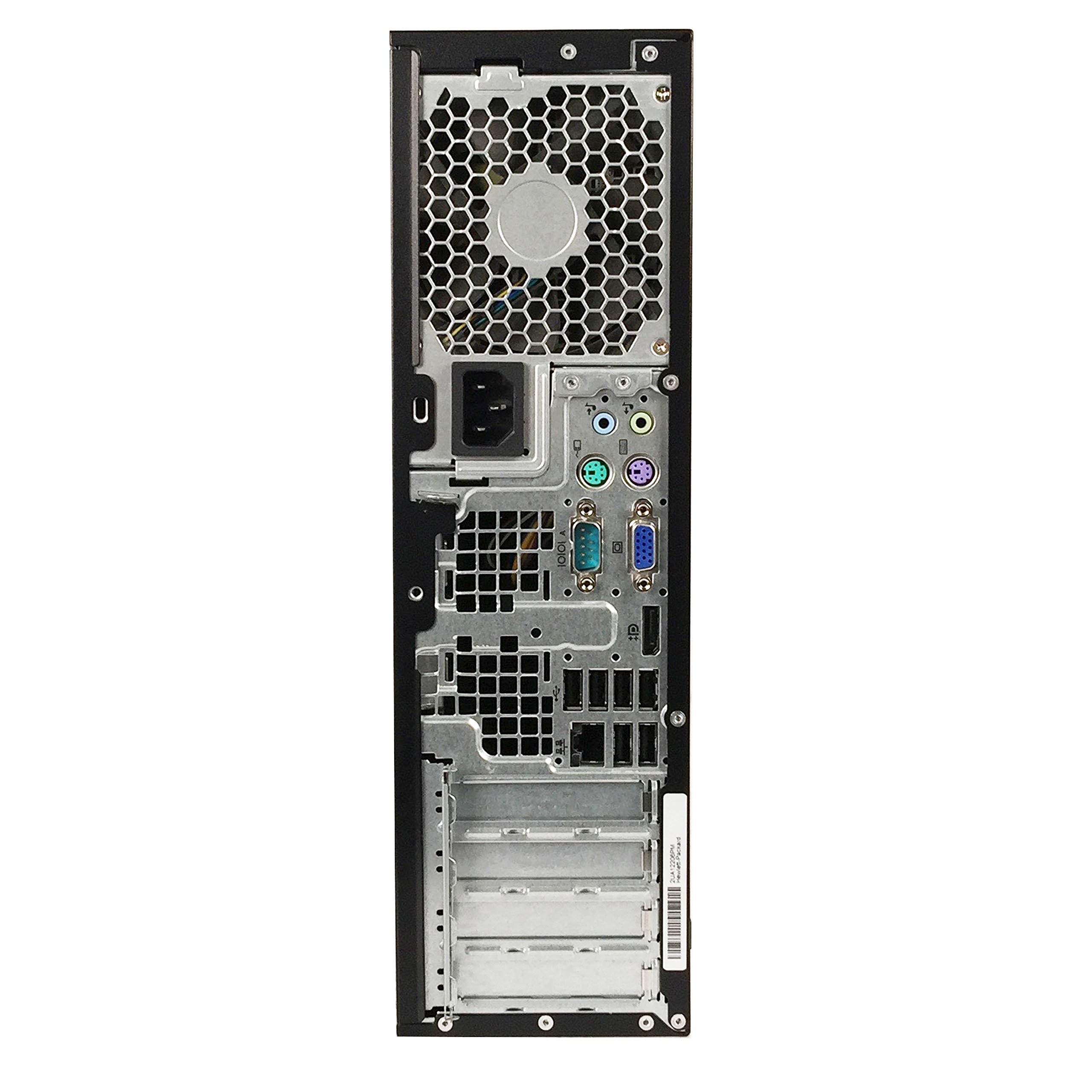 HP Elite Pro Small Form Factor Slim Business Desktop Computer, Intel Quad-Core i5-2400 up to 3.4GHz, 12GB RAM, 2TB HDD + 240GB SSD, DVD, Windows 10 Professional (Renewed)