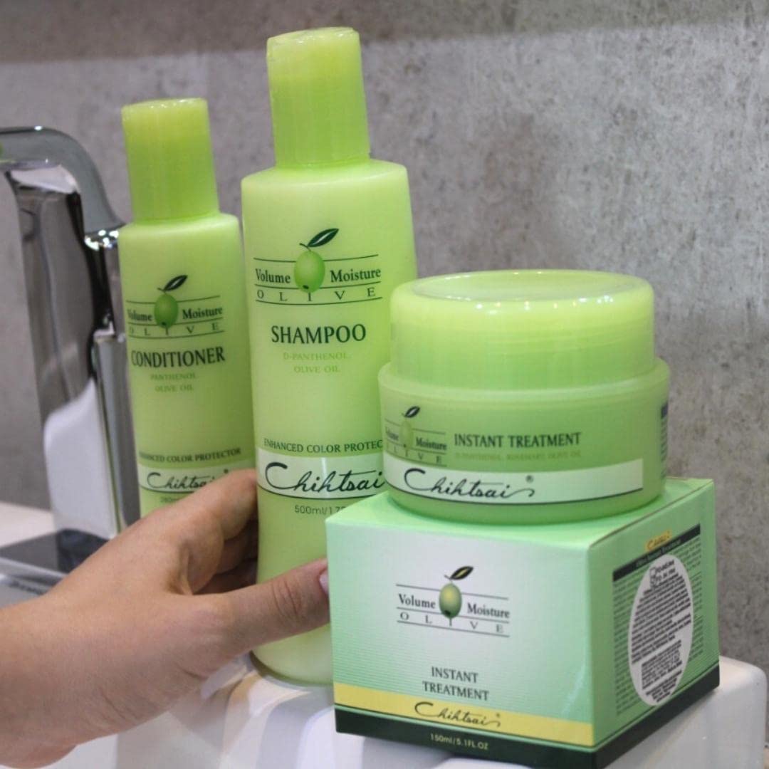 Chihtsai Volume Moisture Olive Shampoo (17oz/500ml)