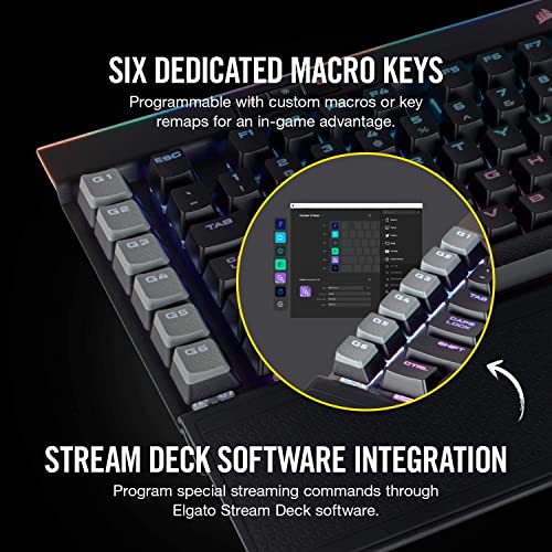 Corsair K95 RGB Platinum Mechanical Gaming Keyboard Cherry MX Speed (Renewed)