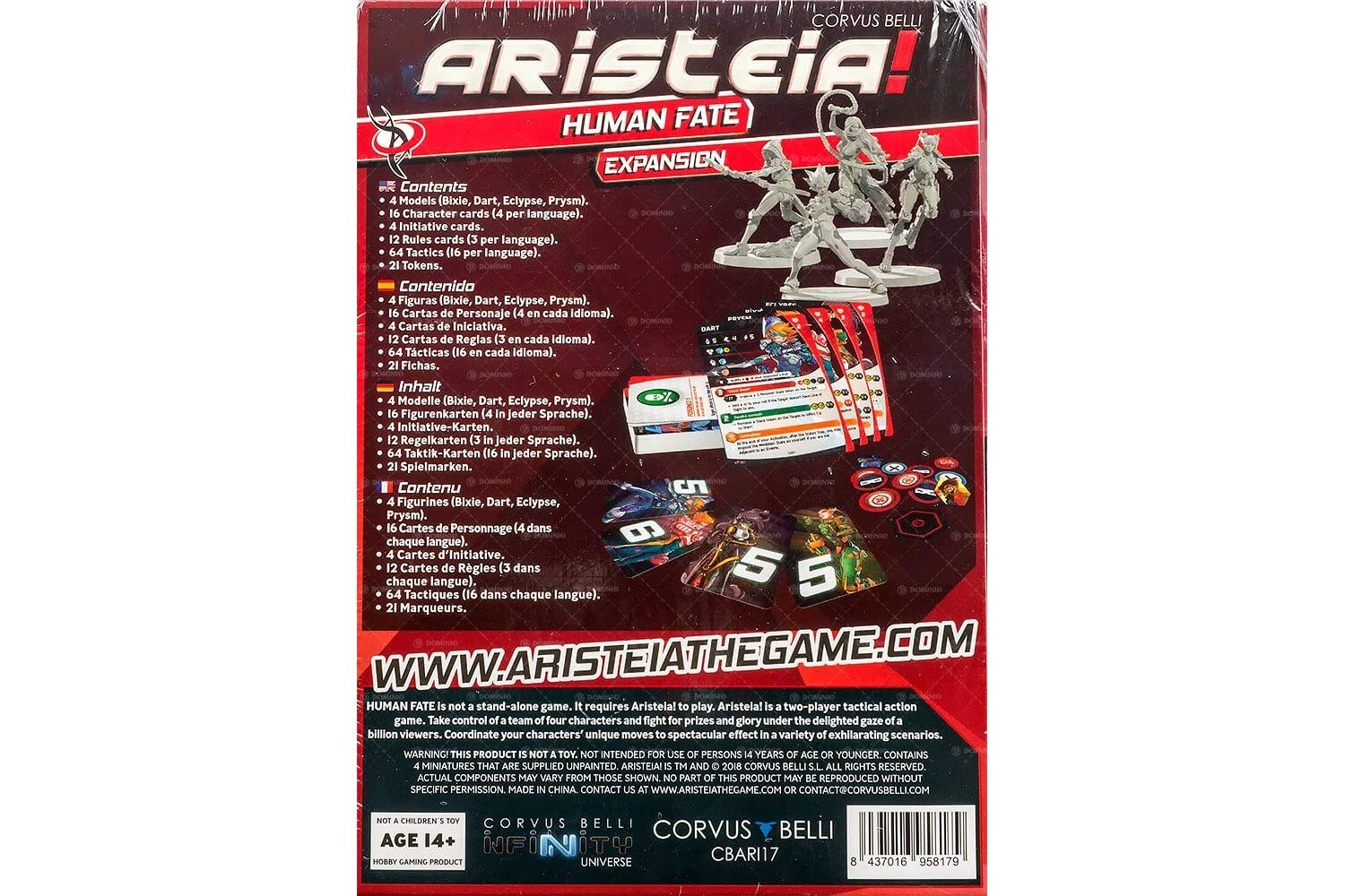 Corvus Belli Aristeia! Human Fate (4) Toy