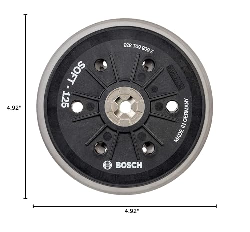Bosch Professional Multi-Hole Pad (Diameter 125 mm, Soft, Velcro, Accessories for Random Orbital Sanders)