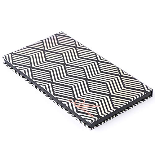Allwon Magnetic Palette Black Empty Makeup Palette with Mirror and 20Pcs Adhesive Empty Palette Metal Stickers for Eyeshadow Lipstick Blush Powder
