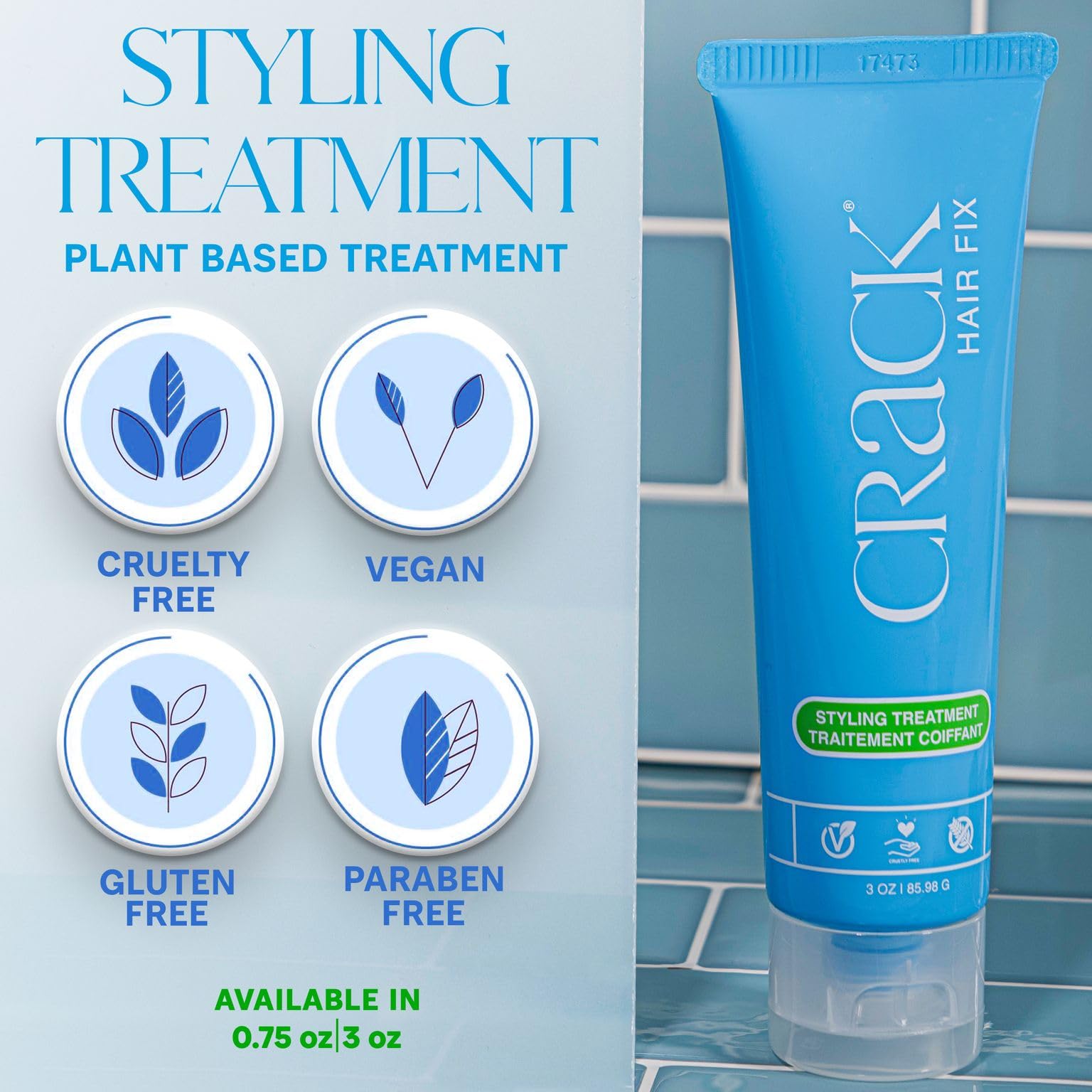 Crack HAIR FIX - Styling Creme 3 Ounce