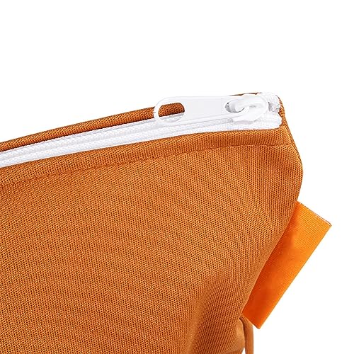 Cloth Diaper Bag, Diaper Storage Bag Beautiful Large Pockets Double Zipper for Nappy for Travel(EF160)