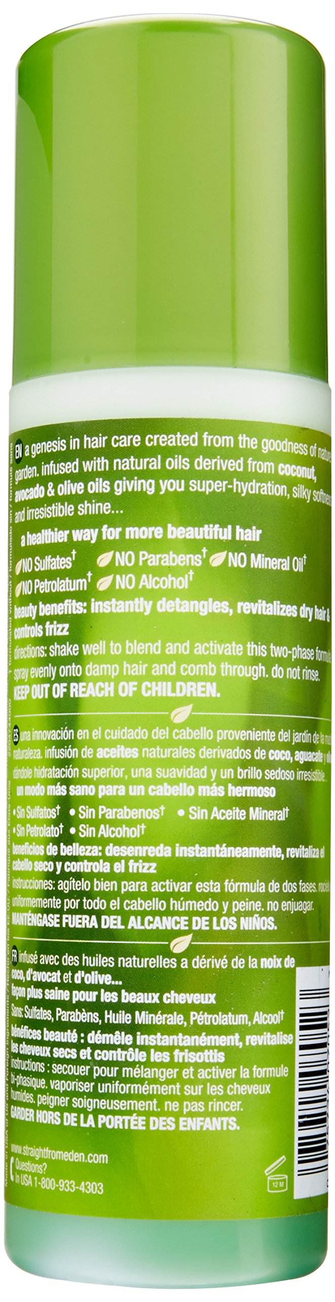 Creme of Nature Straight from Eden Plant Derived Detangling Leave-in Conditioner, 8.45 Ounce