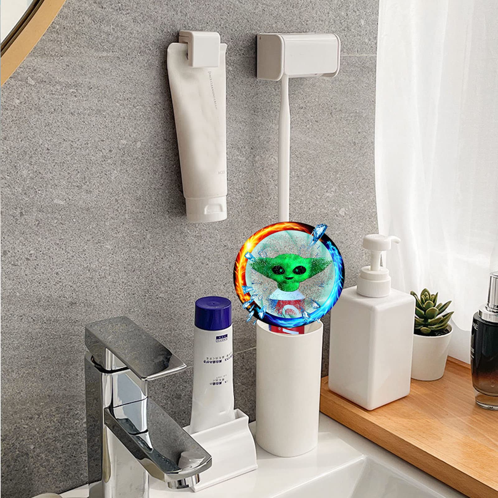 BAOSHIDI 2022 New Toothpaste Topper Toothpaste Cap Toothpaste Dispenser 2 in 1 for for Kids and Adults, (Green), 2.8X1.02in