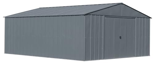 Arrow Classic Metal Shed, 14 x 17, Charcoal