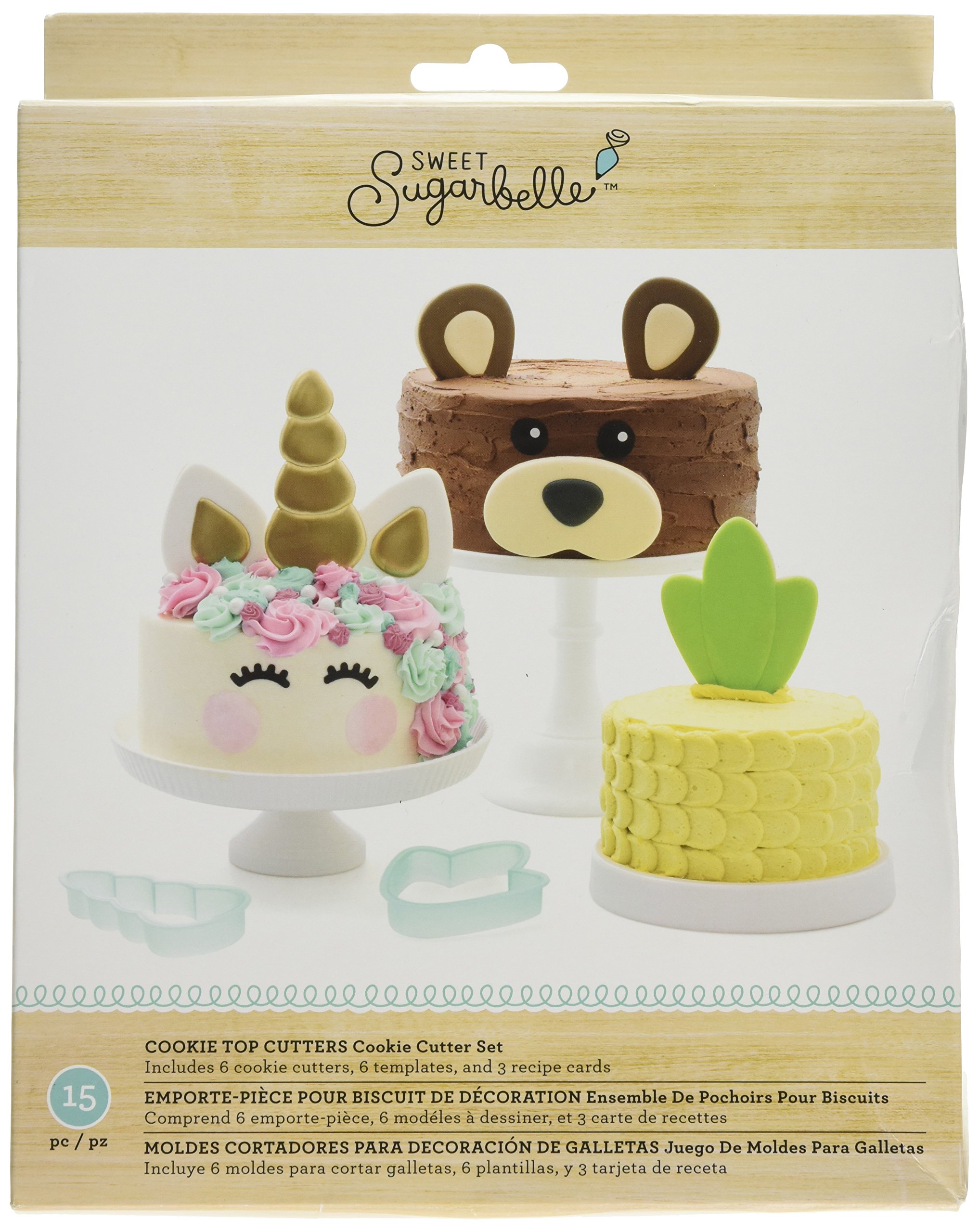 AMERICAN CRAFTS Sweet Sugarbelle Cake Top Cutters 15pcs