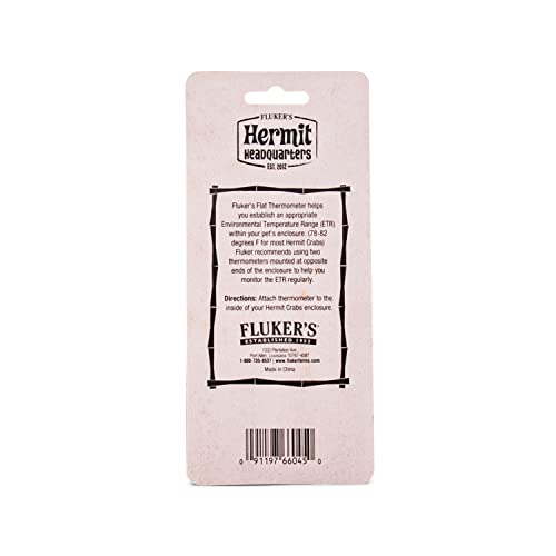 Fluker's Flat Thermometer for Hermit Crabs