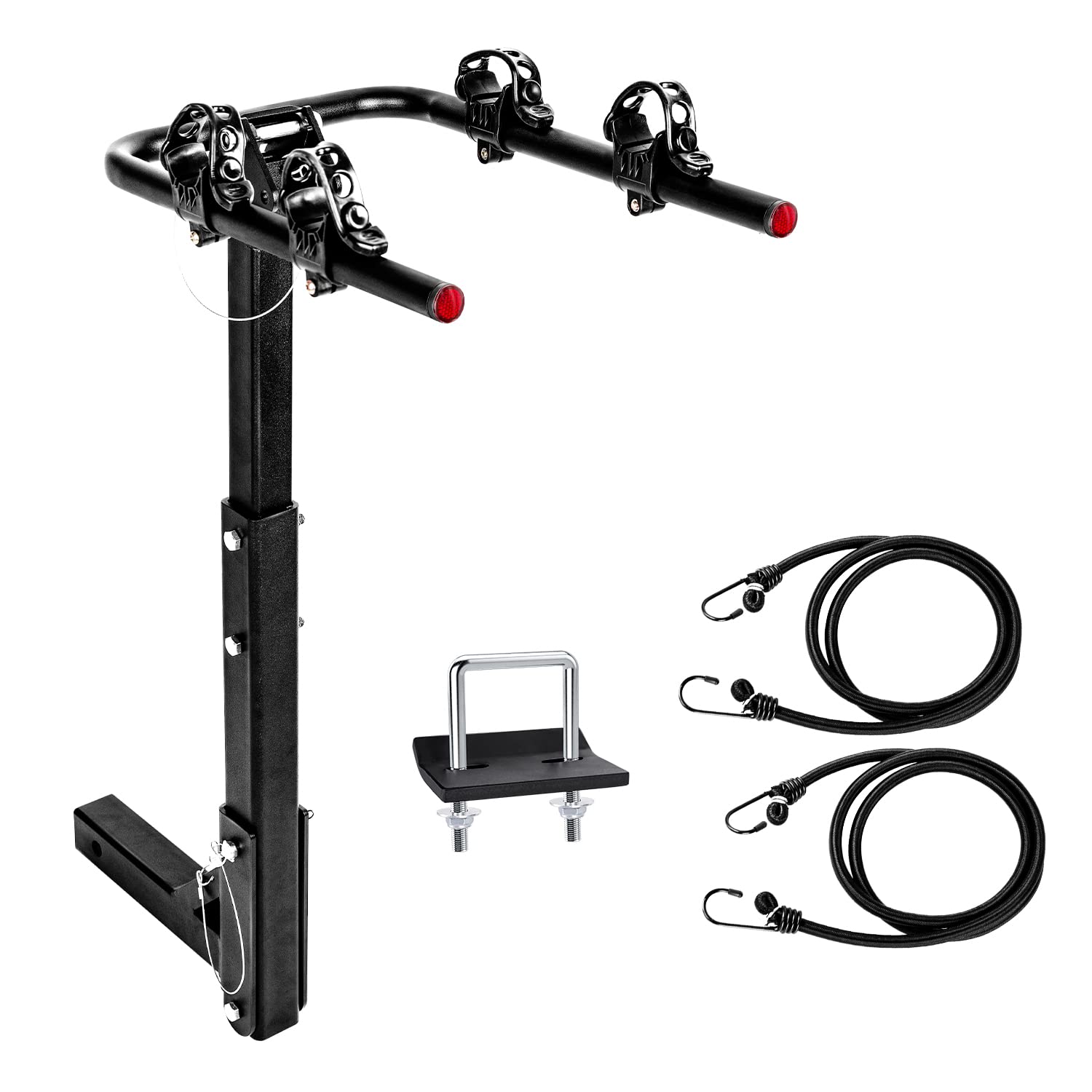 AA Products 2 Bike Rack Platform Hitch Mount Rack Foldable Bicycle Rack for Cars, Trucks, SUV's and Minivans, Fits 2'' Hitch Receiver