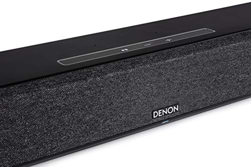 Denon Home Sound Bar 550 - Compact 3D Surround Sound, Dolby Atmos & DTS:X, Built-in HEOS, Amazon Alexa, Seamless Integration with Denon Home 150, 250, 350 Wireless Speakers for Multi-Room Audio, Black