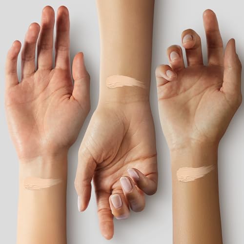 Almay Clear Complexion Acne Foundation Makeup with Salicylic Acid - Lightweight, Medium Coverage, Hypoallergenic, -Fragrance Free, for Sensitive Skin , 200 Buff, 1 fl oz.