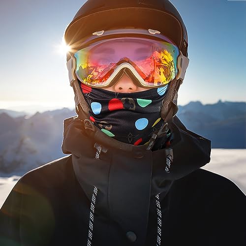 Achiou Ski Mask for Men Women, Summer Balaclava Face Mask, Shiesty Mask UV Protector Lightweight for Motorcycle Snowboard