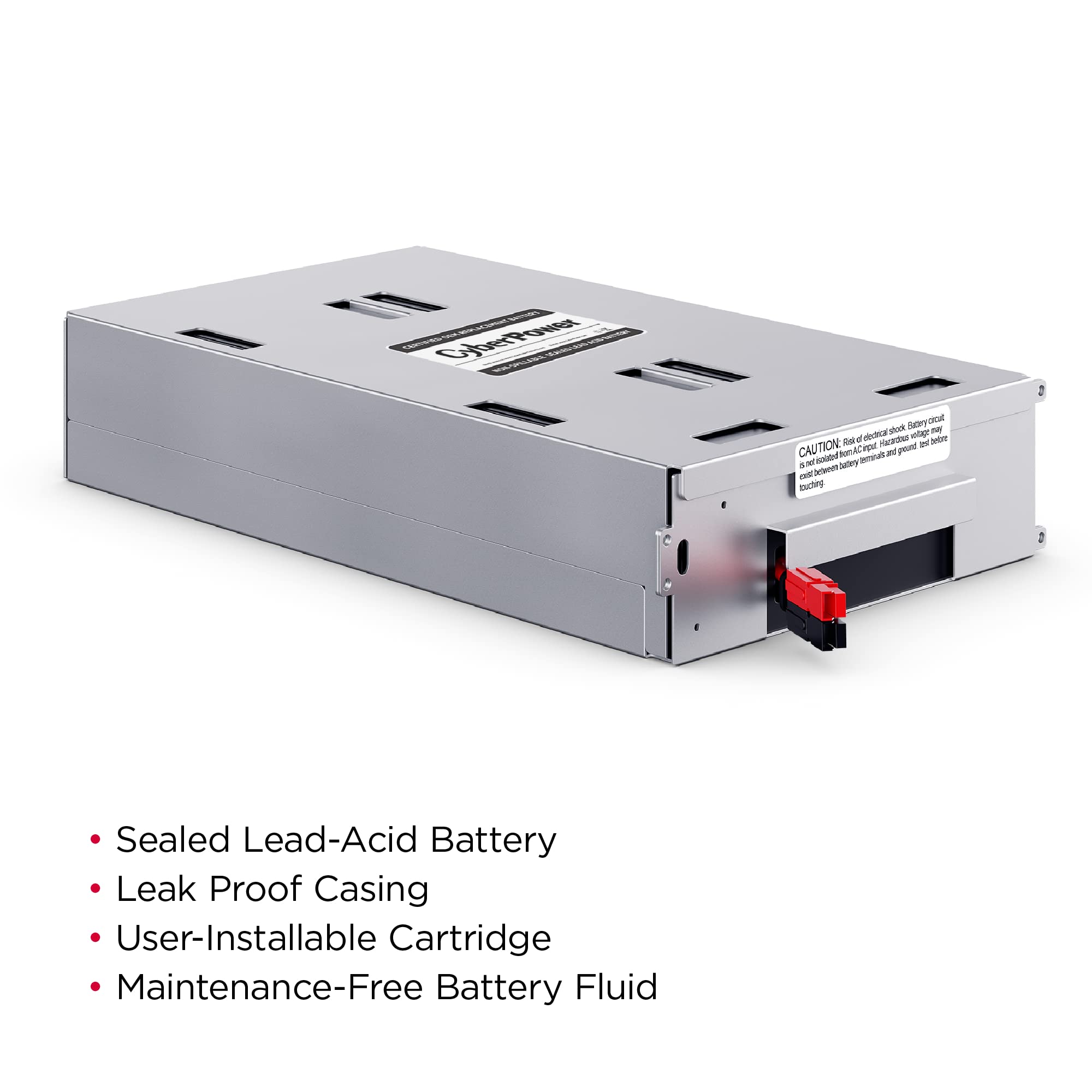 CyberPower RB1270X4A UPS Replacement Battery Cartridge, Maintenance-Free, User Installable, 12V/7Ah