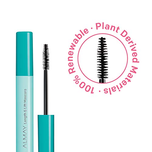 Almay Lenghthening Mascara,Volume & Lift, Eye Makeup, Hypoallergenic and-Fragrance Free, 030 Black Brown, 0.24 Fl Oz