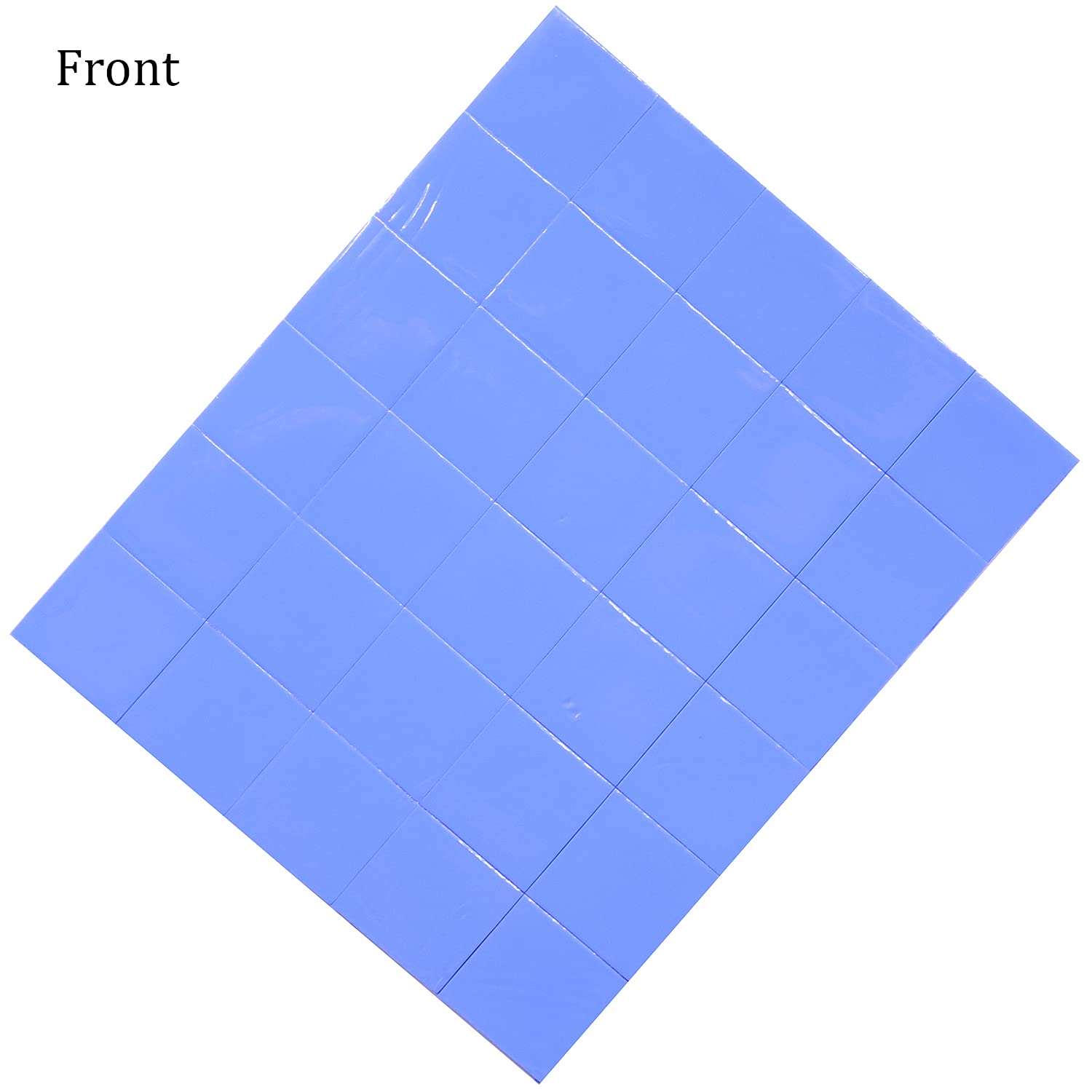 SIXQJZML 30Pcs 15x15x1mm Soft Silicone Thermal Conductive Pads Heatsink IC Chipset Northbridge for CPU GPU Heatsink