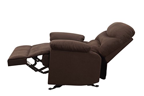 Acme Furniture Arcadia Recliner in Chocolate and Brown