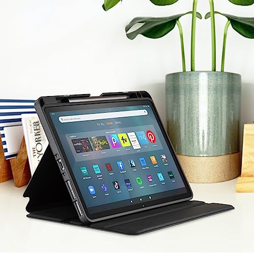 CoBak Case for All-New Amazon Fire Max 11 Tablet 2023 Release with Built-in Pencil Holder,Multi-Viewing Angles, All New PU Leather Smart Cover with Auto Sleep Wake Feature for Fire Max 11 Tablet