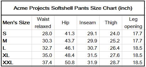 Acmelogy Fleece Lined Softshell Pants Skiing, Snowboarding, Hiking, 100% Waterproof, Breathable, 8000mm/3000gm (Men's, XX-Large, Black)