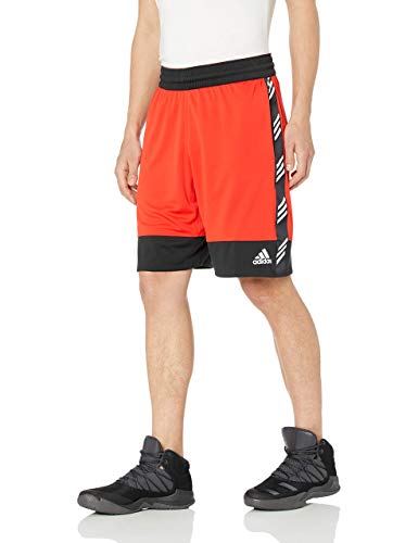 adidas Men's Pro Madness Shorts, Active Red, Medium
