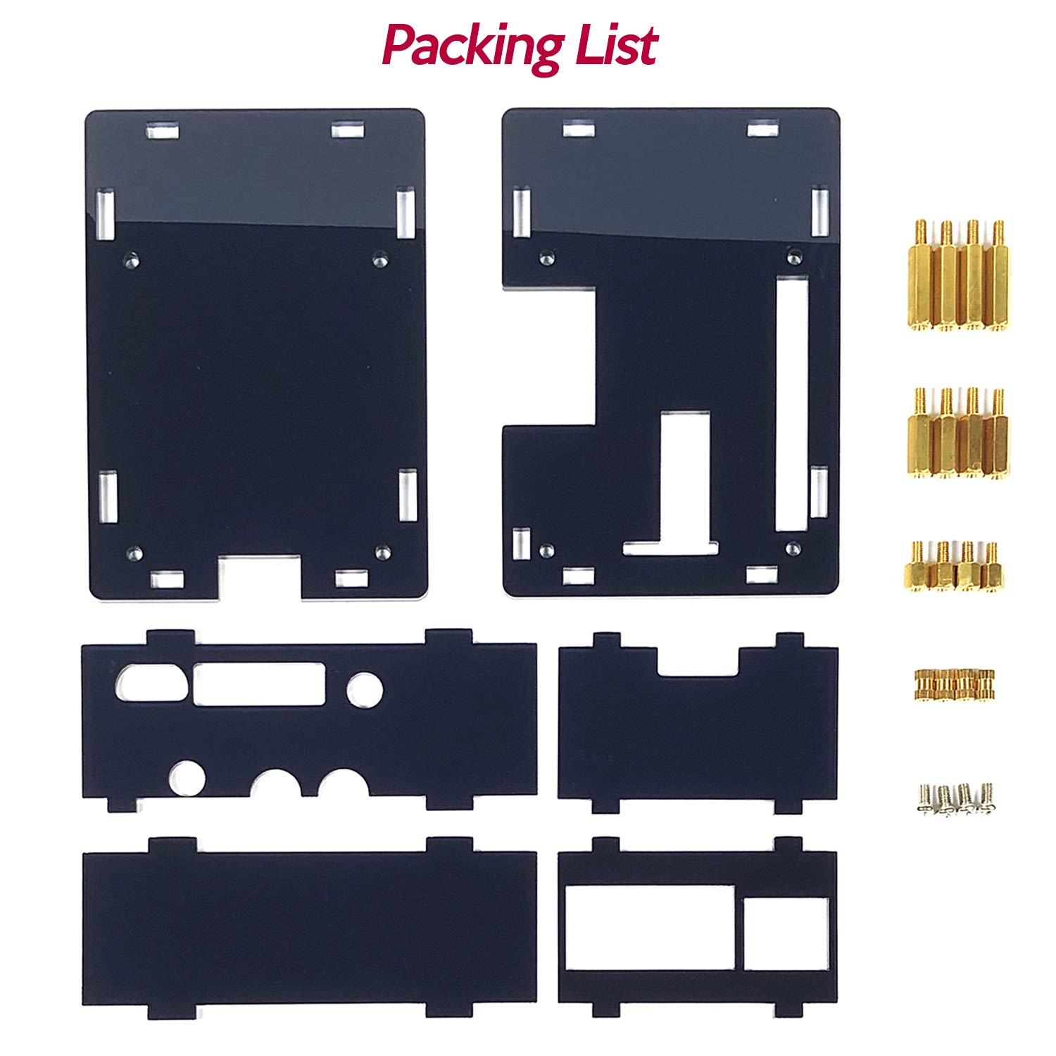 Acrylic Case for InnoMaker DAC Hat HiFi Audio Module Works with Raspberry Pi 4 3B+ 3B 3