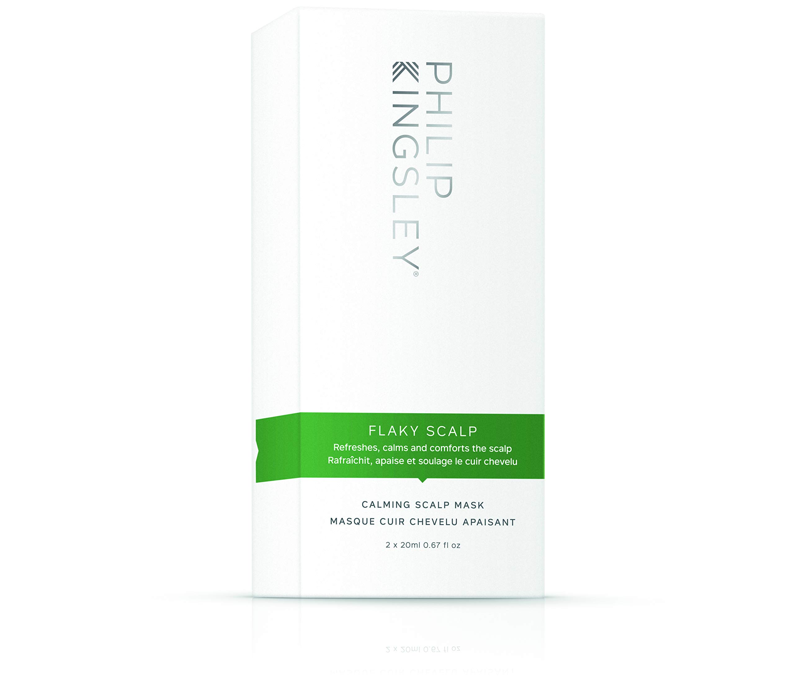 PHILIP KINGSLEY Flaky Scalp Mask for Itchy, Flaky Dry, Oily Scalp Treatment, Soothing Calming Scalp Care Products, Soothes and Comforts the Scalp, 2 x 0.67 oz.
