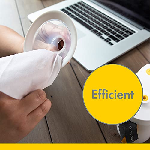 Medela Quick Clean Breast Pump and Accessory Wipes 30 Count, Resealable, Convenient and Hygienic On The Go Cleaning for Tables, Countertops, Chairs, and More