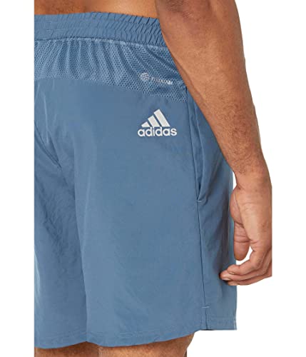 adidas Men's Run It Shorts, Wonder Steel, X-Small