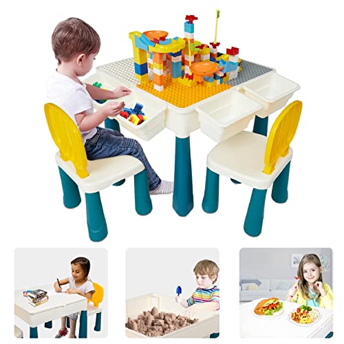 ide·o Toddler Table and Chair Set - Kid Table and Chair Set, Kids Play Table,Playroom Furniture,Kids Table with Storage