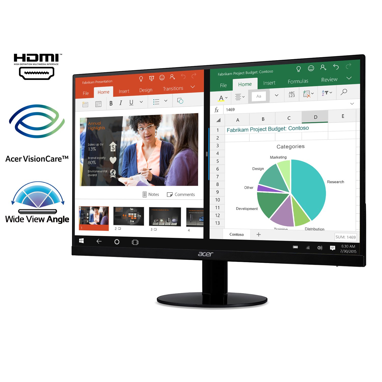 Acer Aspire TC-1760-UA93 Desktop | Intel Core i7-12700F 12-Core | NVIDIA GeForce GTX 1660 Super & 21.5 Inch Full HD (1920 x 1080) IPS Ultra-Thin Zero Frame Computer Monitor