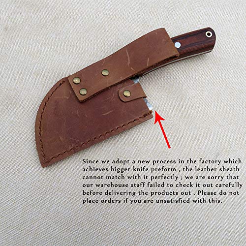 LICAIDAO Chinese kitchen knife Manual forging Kitchen Knife Chef's Meat Cleaver Vegetable Cutter with High Carbon Clad Steel(Mini section)