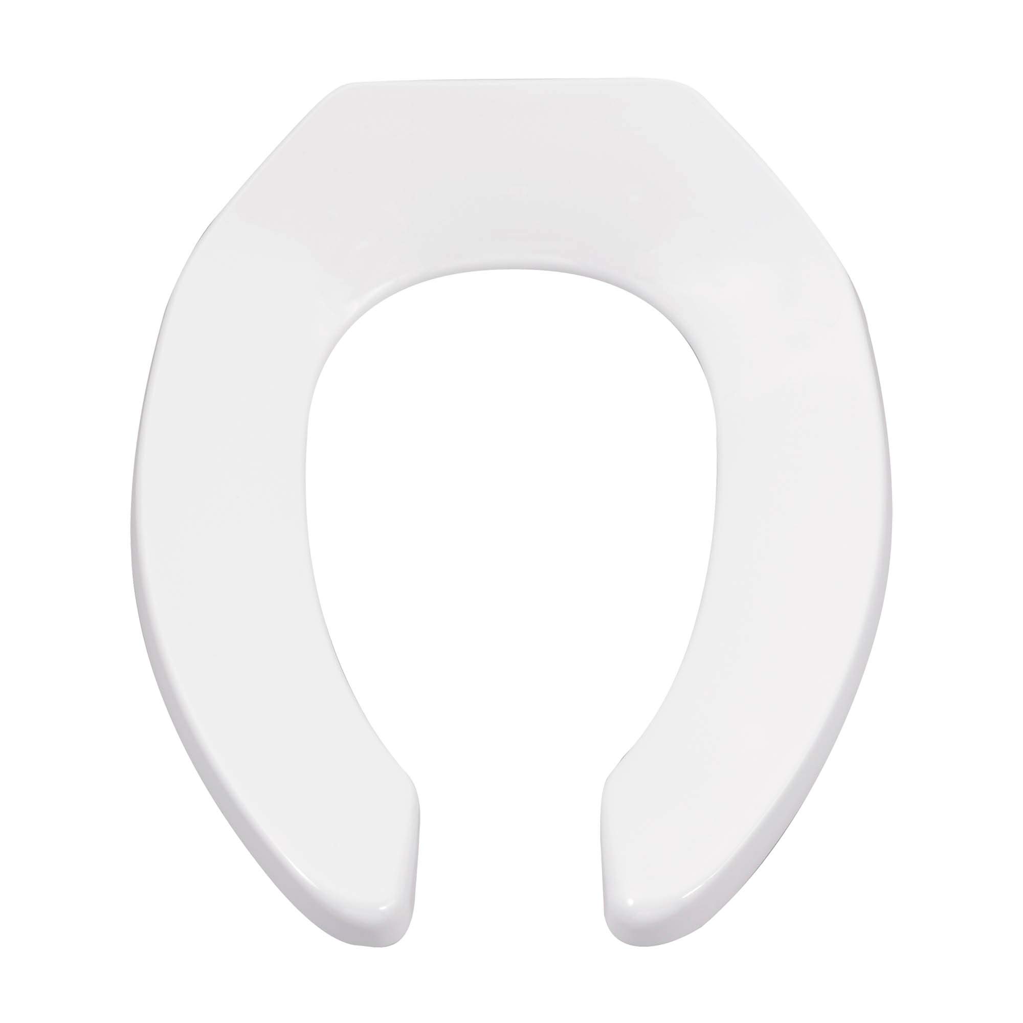 American Standard 5901100SS.020 Heavy-Duty Commercial Toilet Seat, White 2.13 in wide x 9.25 in tall x 17.88 in deep