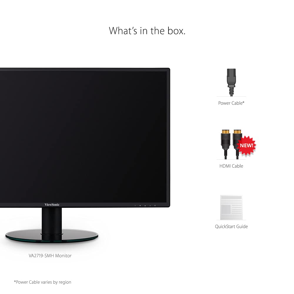 ViewSonic VA2746MH-LED 27in 1080p LED Monitor HDMI, VGA (Renewed)