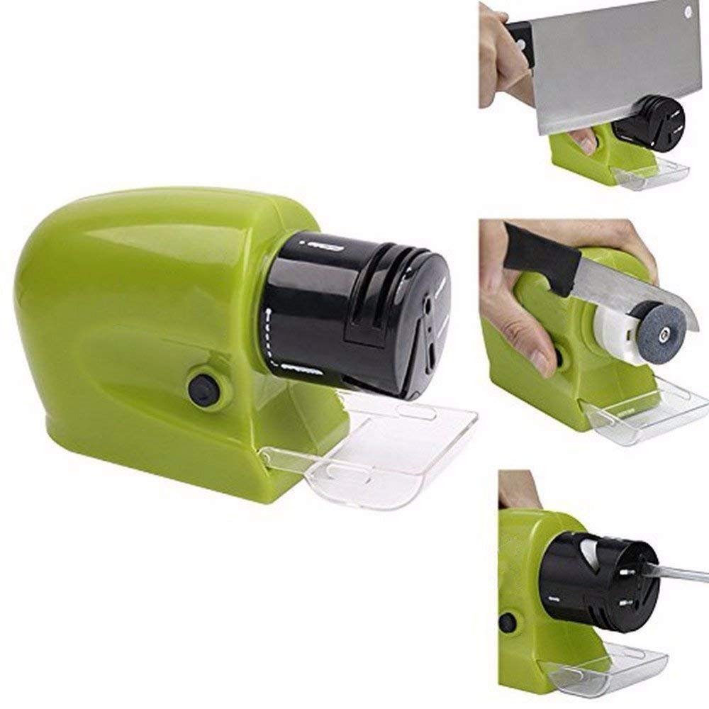AARCHITA Electrically Rotating Sharpening Stone for Knife at Home or Hotel | Sharpening Tool Professional Electric Knife Sharpener Swiftly Sharp Motorized Knife Sharpener (Multi Color)