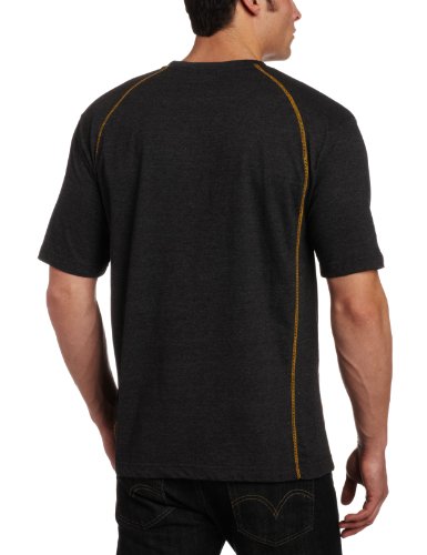 Caterpillar Men's Performance Short Sleeve T-Shirt (Regular and Big & Tall Sizes), Charcoal Heather Grey, Large