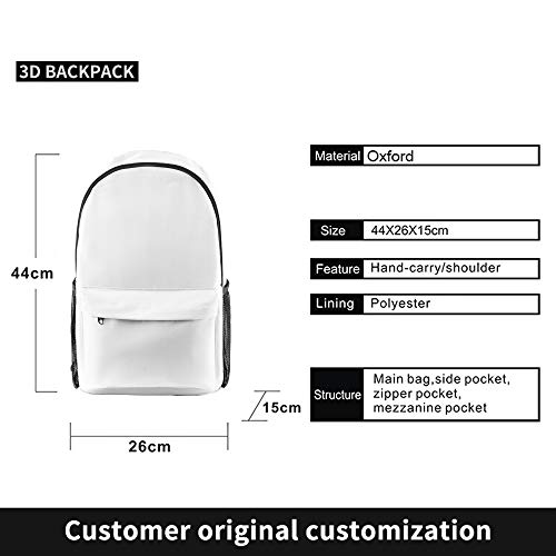 BQXZAKG Peso Pluma Backpack Musician Oxford Cloth Travel Bag Backpack Adjustable Shoulder Strap Backpack