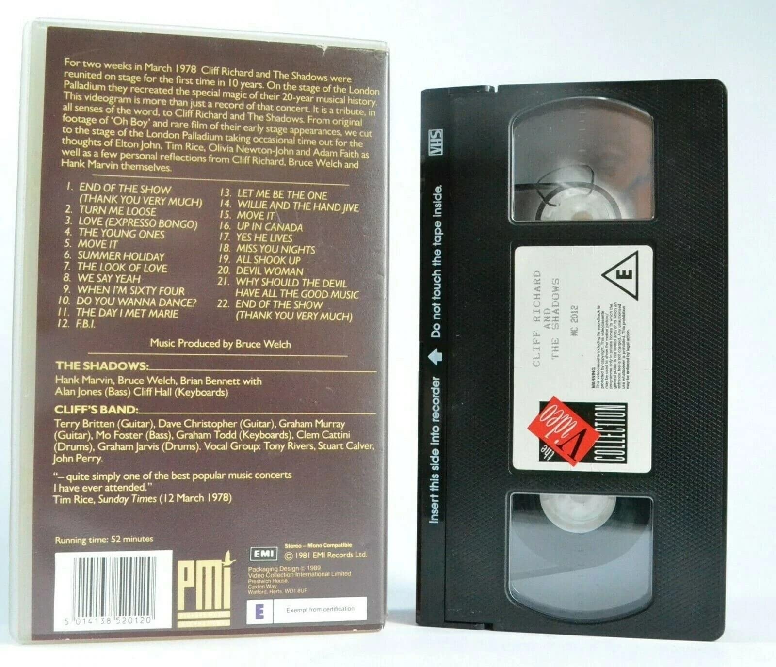 Cliff Richard and the Shadows : Thank You Very Much [VHS]