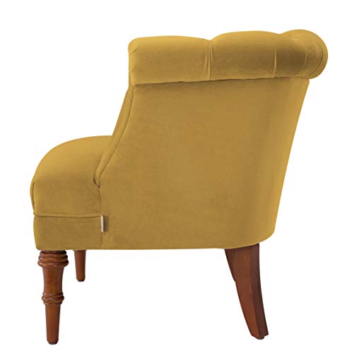 Jennifer Taylor Katherine Tufted Accent Chair, Large, Gold
