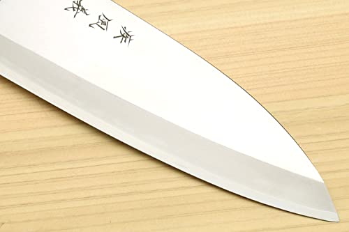 Yoshihiro Inox Stainless Steel Deba Japanese Fish Fillet Chef Knife (7'' (180mm))