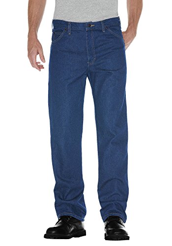 Dickies mens Regular-fit Five-pocket jeans, Stone Washed Indigo Blue, 42W x 29L US