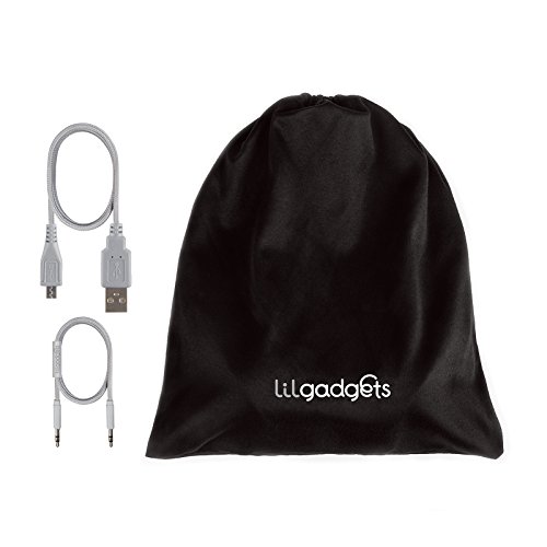 LilGadgets Untangled Pro Wireless Headphones for Kids, On-Ear Bluetooth Headphones with Built-in Microphone, No More Tangled Wires, Kids Headphones for School, Green