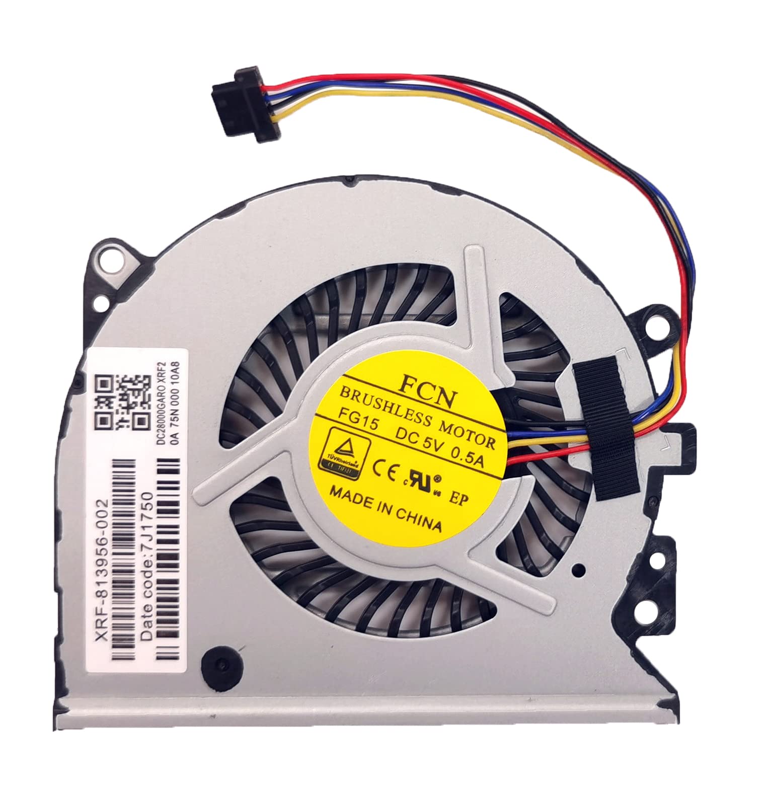 CPU Cooling Fan for HP 13-A 13-B 15-U 15T-U,Compaitible 776213-001 776215-001 779598-001 796898-001 821185-001 47Y63TP00 6033B0059801 L22307-001,
