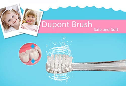 SEAGO Toothbrush Replacement Heads - SG977 SG513 - SEAGO Kids Toothbrushes Heads for Toddlers - Compatible with SEAGO Electric Toothbrushes Kids (White, 6-Pack)