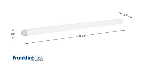 Franklin Brass Replacement -towel Bar, Clear -bathroom -towel Holder, -bathroom Accessories, 662318 24 Inch