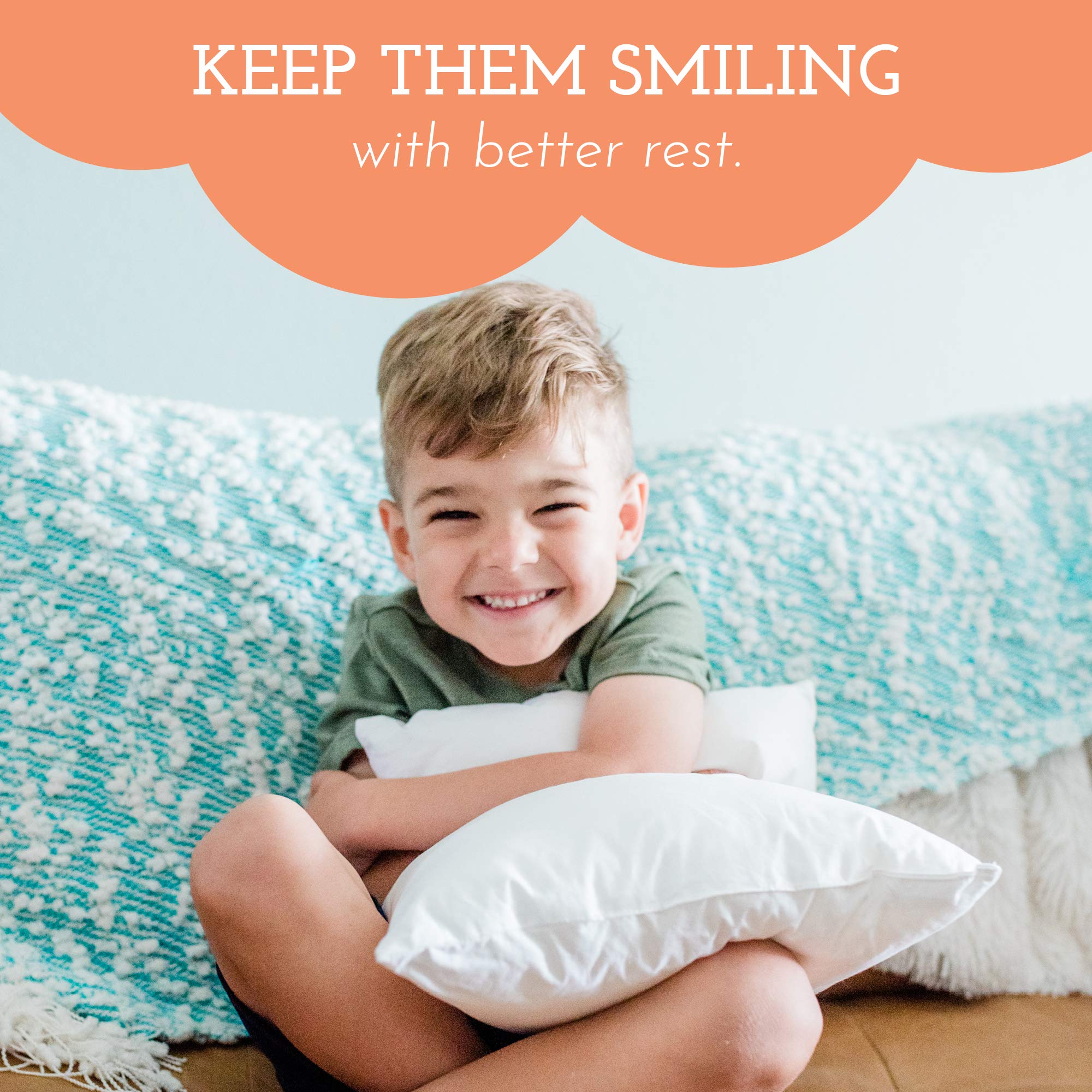 Youth Pillow - 16 X 22 - Soft & Hypoallergenic - Better Sleep for Kids - Toddler Bed Pillow - Perfect Size - Backed by Our Love The Fluff Guarantee (1 Pack)