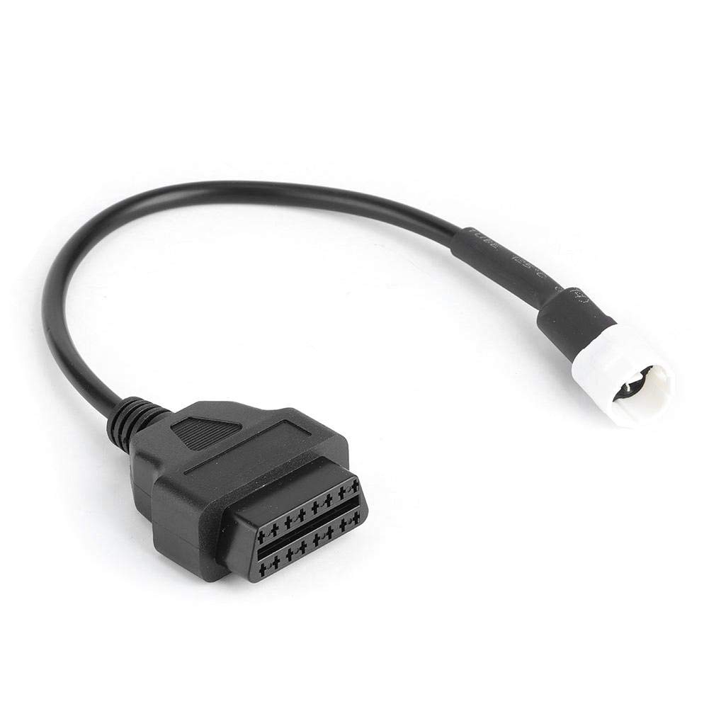 Adapter for Motorcycle Diagnosis - Diagnostic Cable Adapter 3 Pin to OBD2 Fault Code Scanner Motorcycle Fit for Yamaha X-MAX N-MAX MT-125