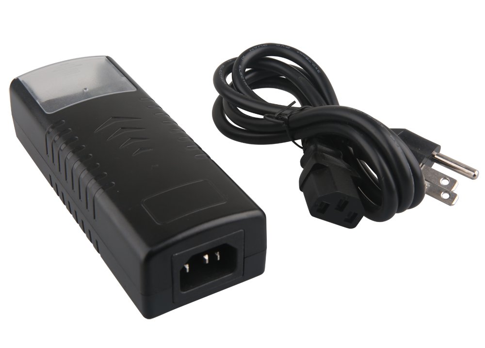 EVERSECU 4 Channel CCTV Camera Power Supply 5 Amp Distribution Power Supply 90V-264VAC Input to 12V-13.8VDC Output Security Camera Power Adapter with PTC Fuse