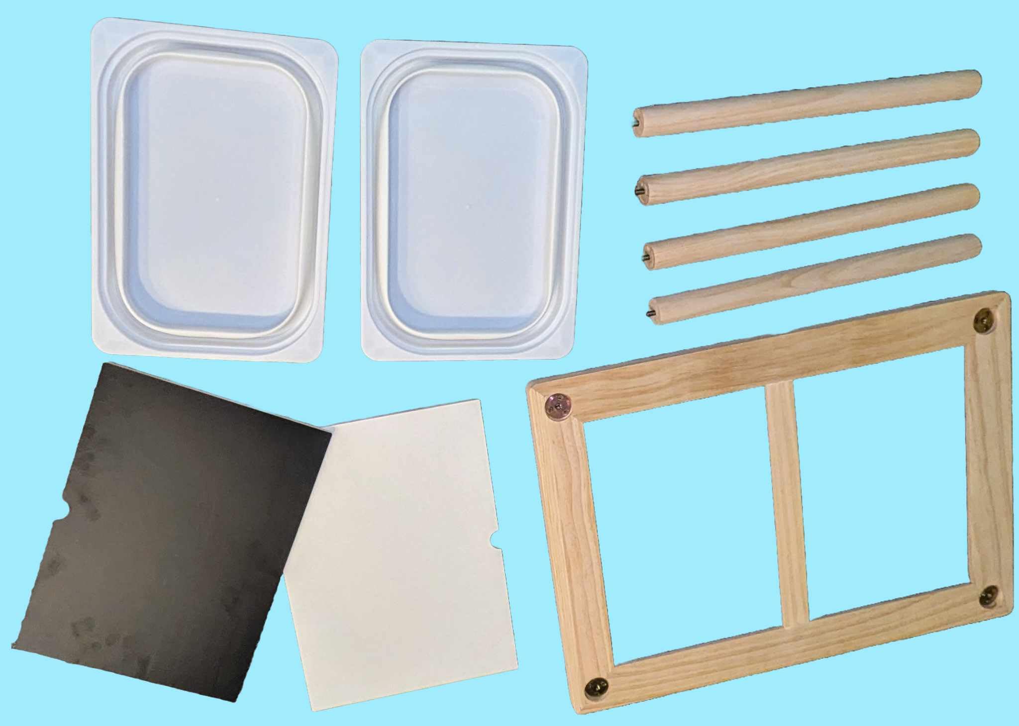 Flip and Fun Real Wood Interactive Imagination Discovery and Sensory Activity Table for Kids with Reversible White and Black Tops comes with Adjustable Storage Bin Tubs for Preferred Items
