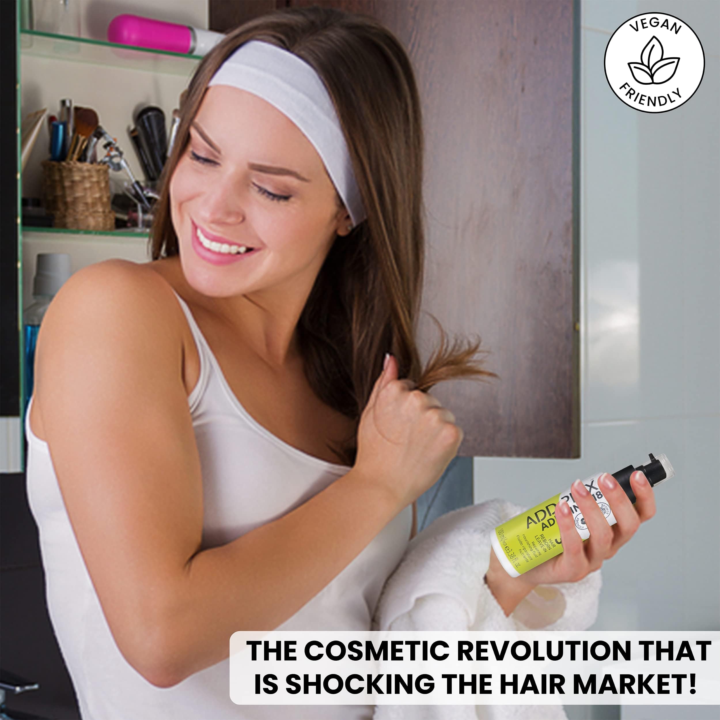 ADDMINO-18 Leave In Conditioner - Reborn Hair Conditioner with 18 Amino Acids - Deep Conditioner - 100 ml/3.38 fl. oz.