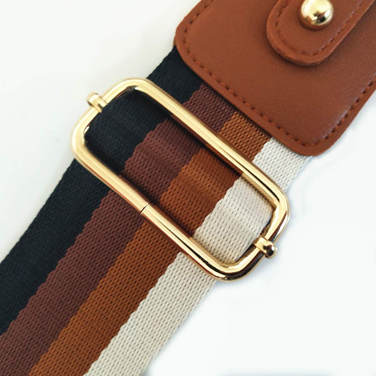 Beacone Wide Purse Strap Replacement Adjustable Crossbody Handbag Strap Belt (B-Black)